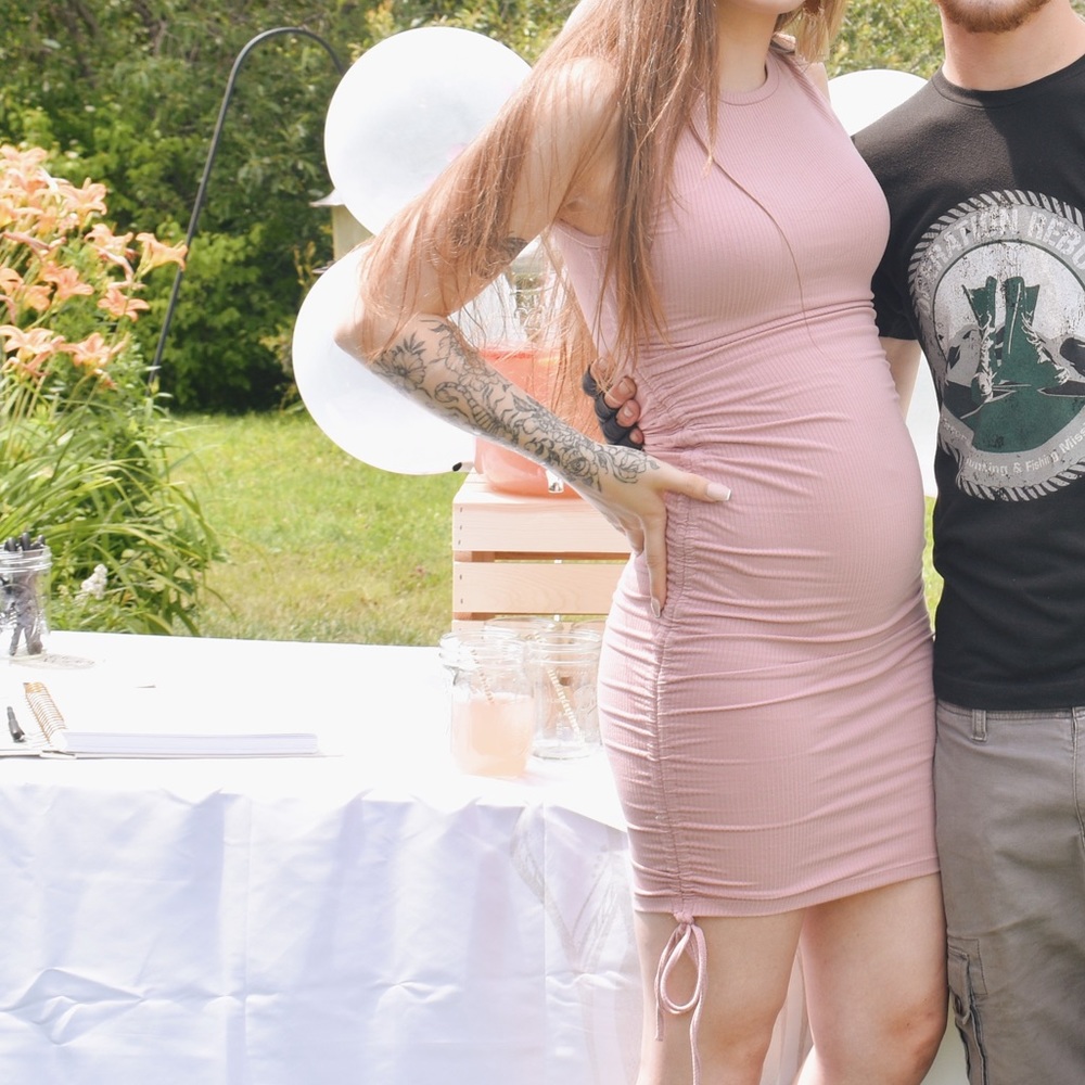 Tie String Mini Dress - Gem